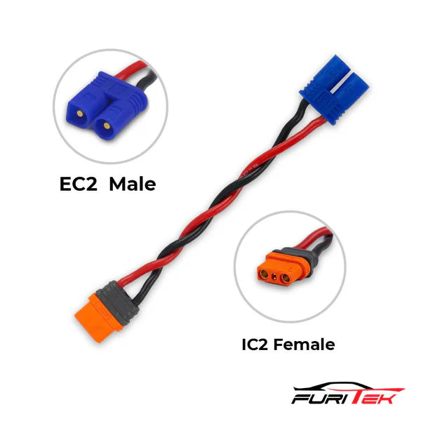 High Quality Female IC2 To Male EC2 Conversion Cable – Furitek USA