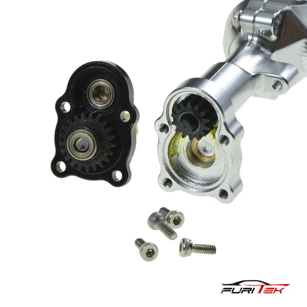 FURITEK ALUMINUM COMPLETE PRE-BUILT REAR AXLE SET FOR FURITEK CAYMAN P ...