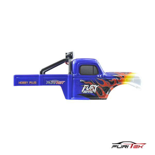 FURITEK BLUE WITH FLAMES FURY WAGON BODY FOR FURITEK FX118 – Furitek USA