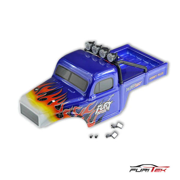 FURITEK BLUE WITH FLAMES FURY WAGON BODY FOR FURITEK FX118 – Furitek USA