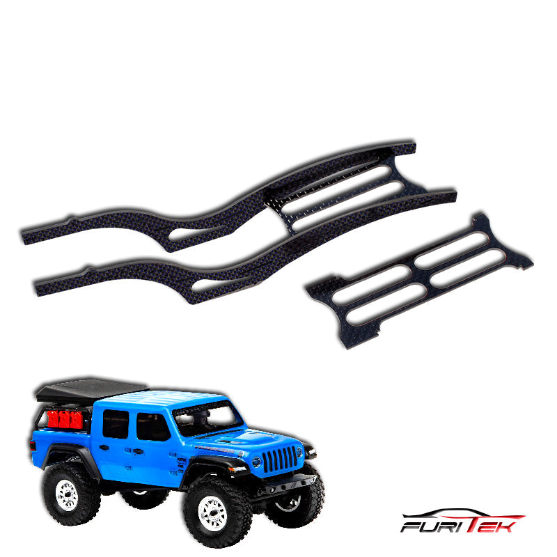 FURITEK SCYTHE CF RAIL FRAME FOR SCX24 JEEP GLADIATOR - BLUE – Furitek USA