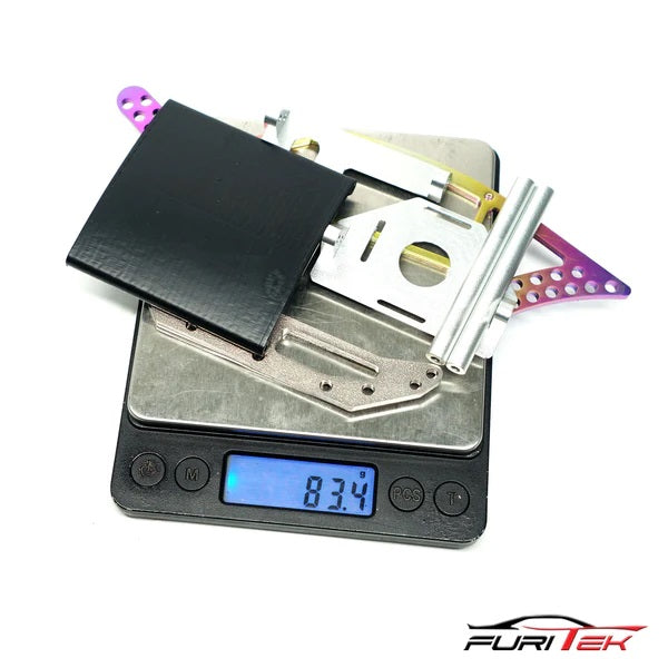 FURITEK BETTLE TITANIUM (RAINBOW) COMP CHASSIS FOR AXIAL UTB18 ...